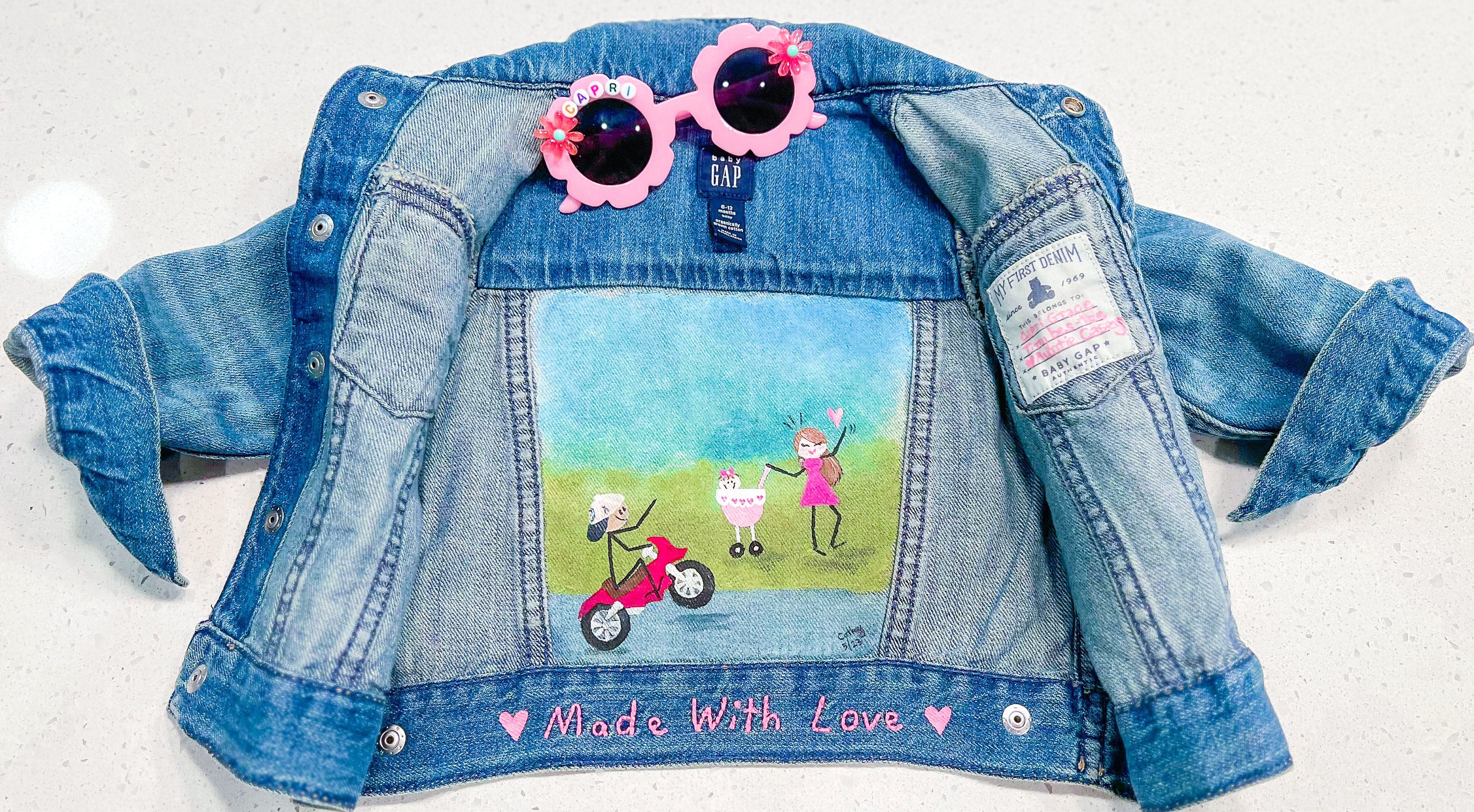 Custom Kids Denim Jacket - Etsy