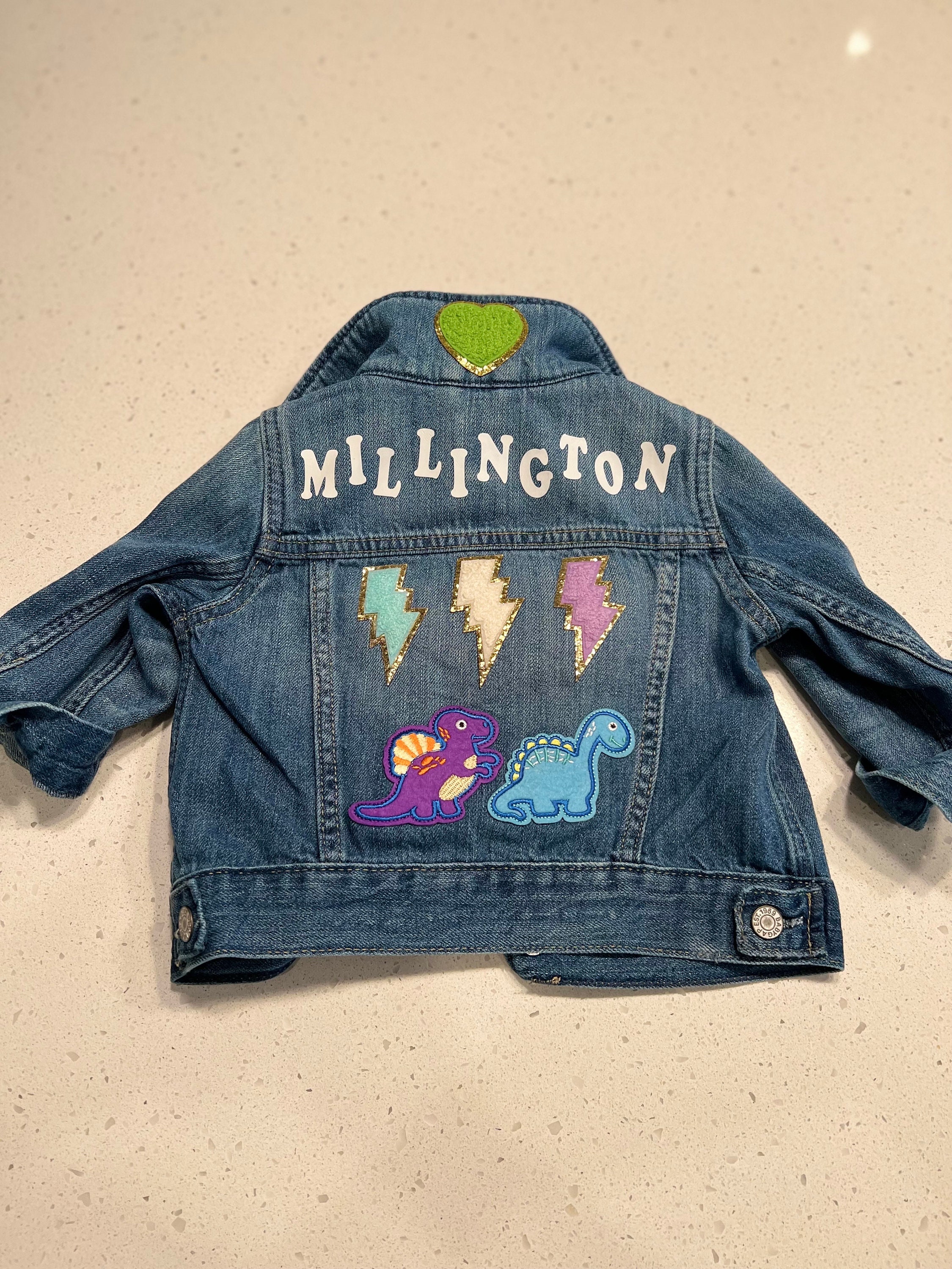 Custom Kids Denim Jacket - Etsy