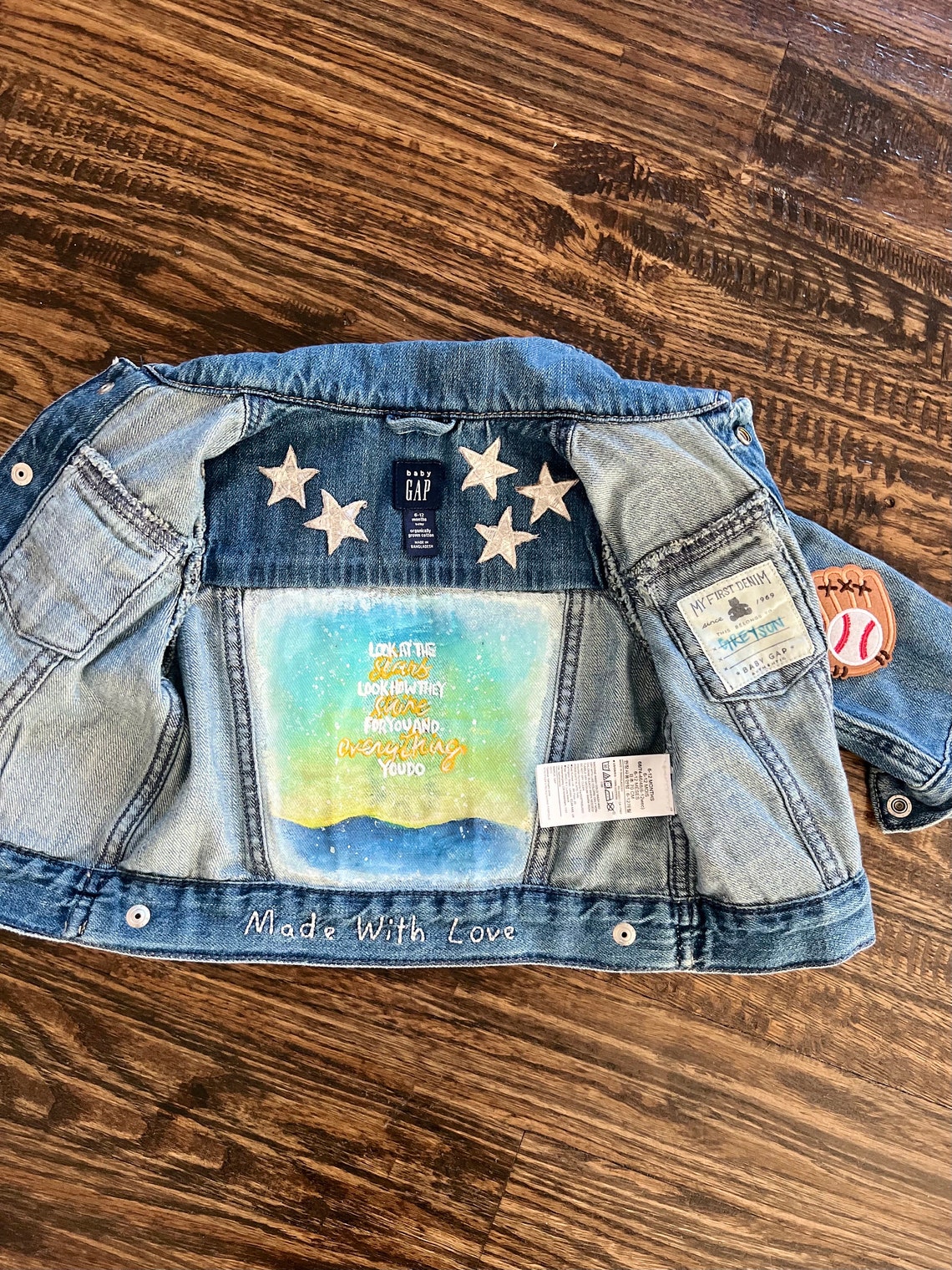 Custom Kids Denim Jacket - Etsy
