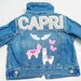 Custom Kids Denim Jacket - Etsy