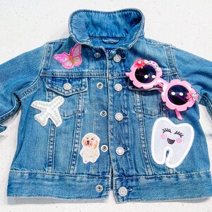 Custom Kids Denim Jacket - Etsy