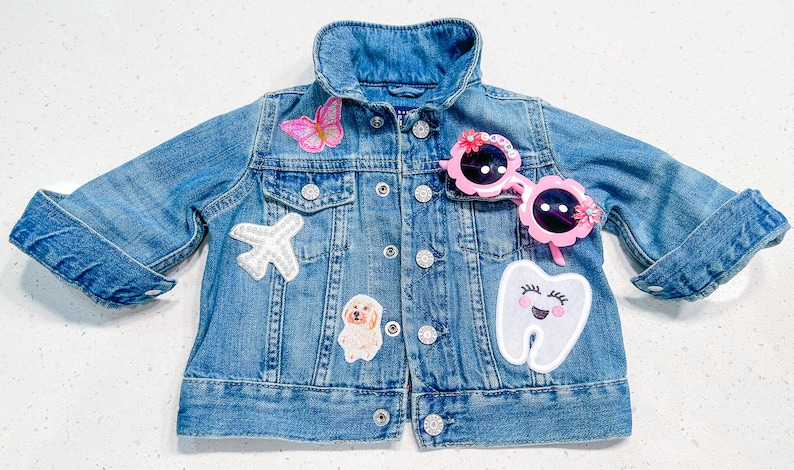 Custom Kids Denim Jacket - Etsy