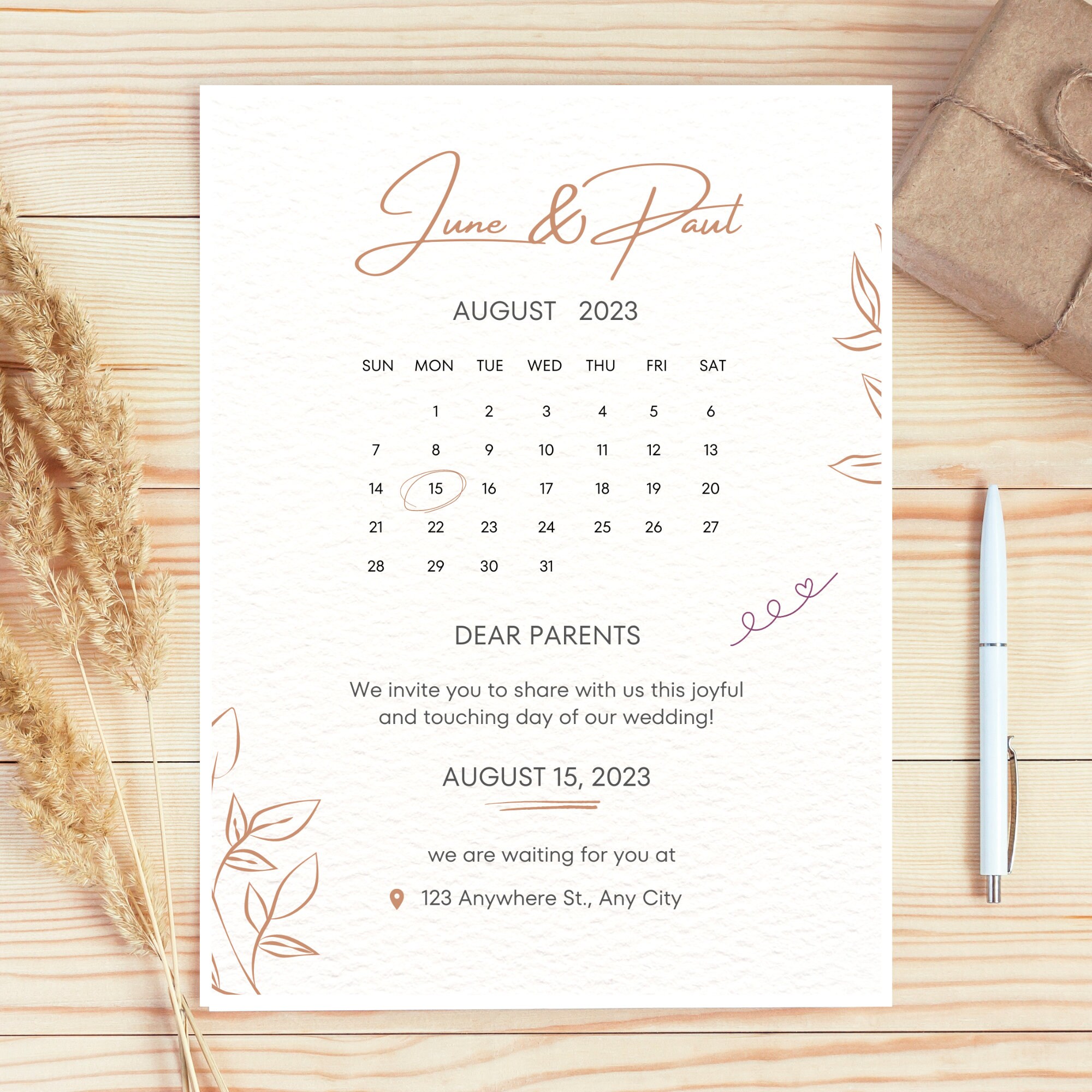 DIY Digital Wedding Invitations - Etsy