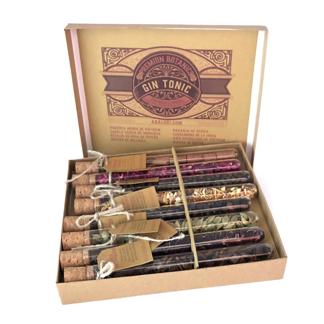 Abalori Gin Tonic Botanical Collection 8 Glass Tubes Handmade Edition ...
