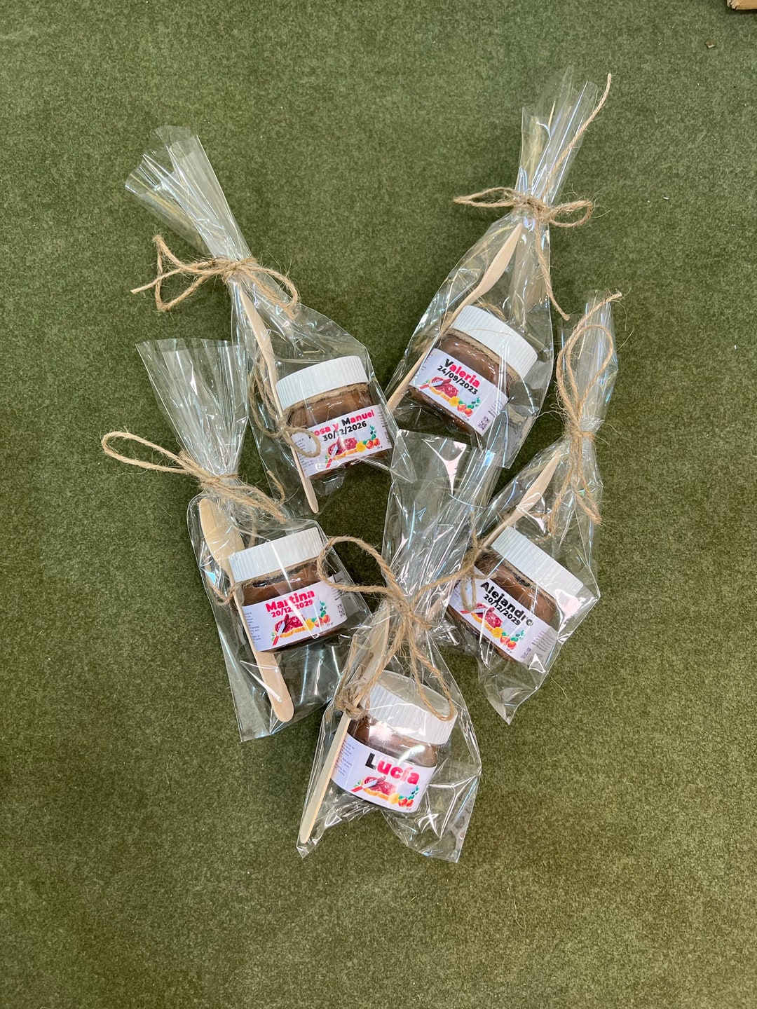Mini Nutella Personalizada Para Bodas, Bautizos O Comuniones 10 ...
