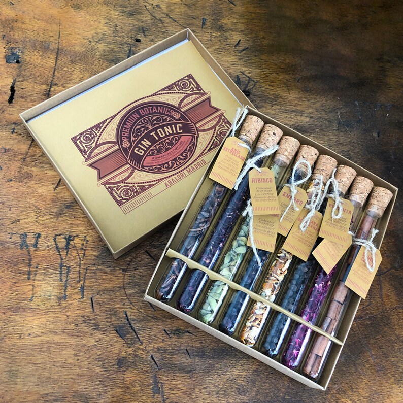 Abalori Gin Tonic Botanical Collection 8 Glass Tubes Handmade Edition ...