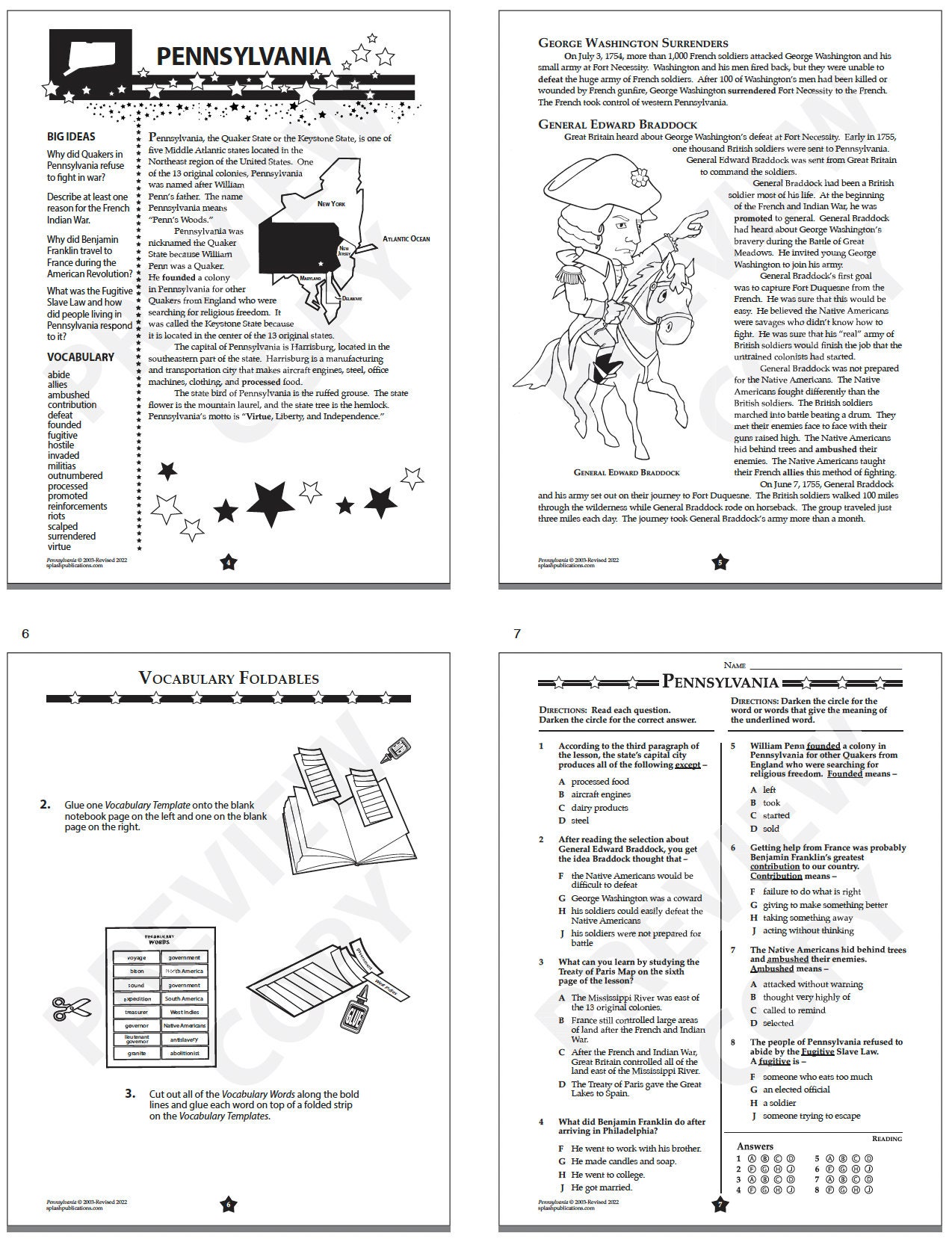 PENNSYLVANIA History + AUDIO – All Pennsylvania State Study Content ...