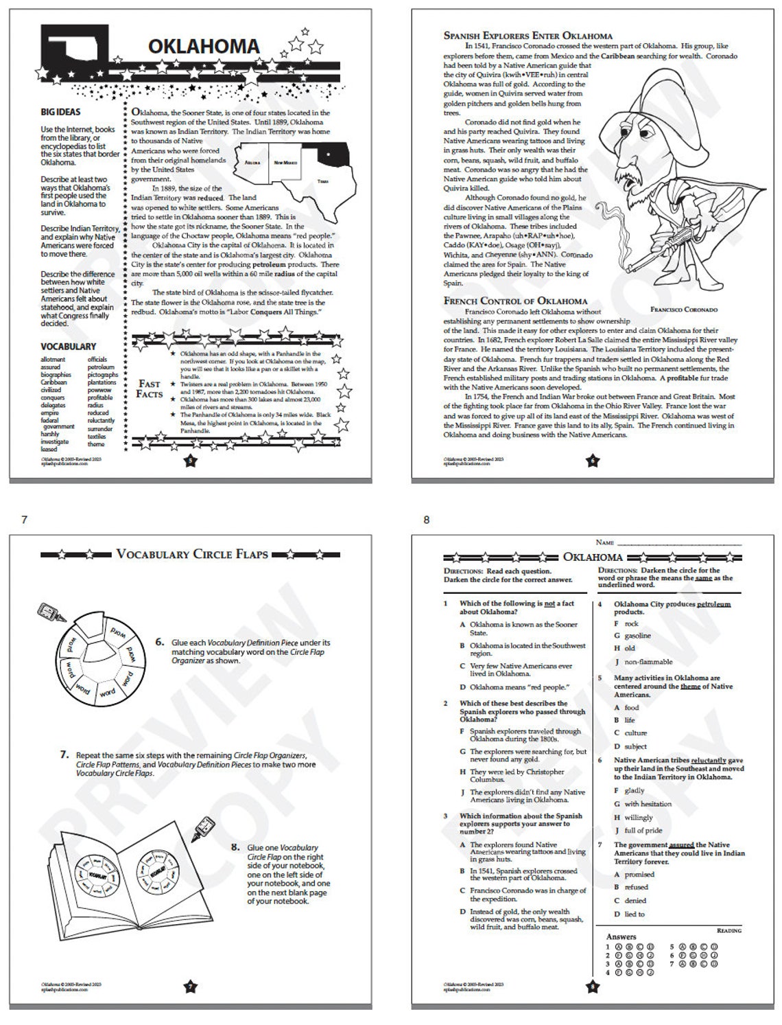 OKLAHOMA History + AUDIO – All Oklahoma State Study Content Included ...