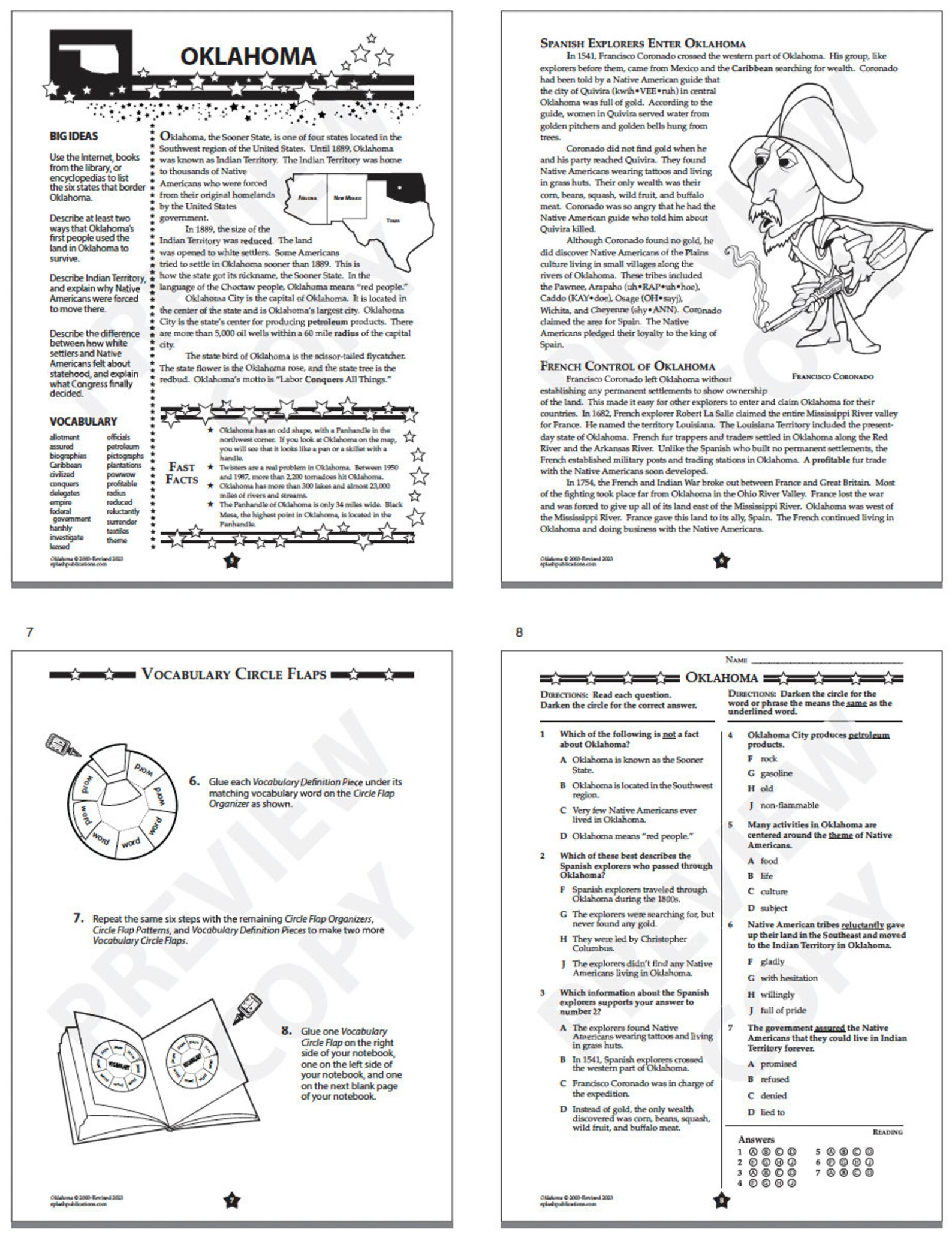 OKLAHOMA History + AUDIO – All Oklahoma State Study Content Included ...