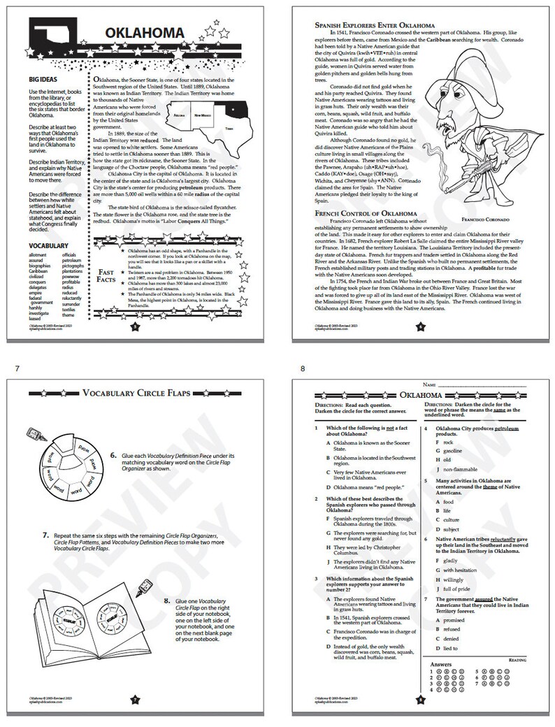 OKLAHOMA History + AUDIO – All Oklahoma State Study Content Included ...