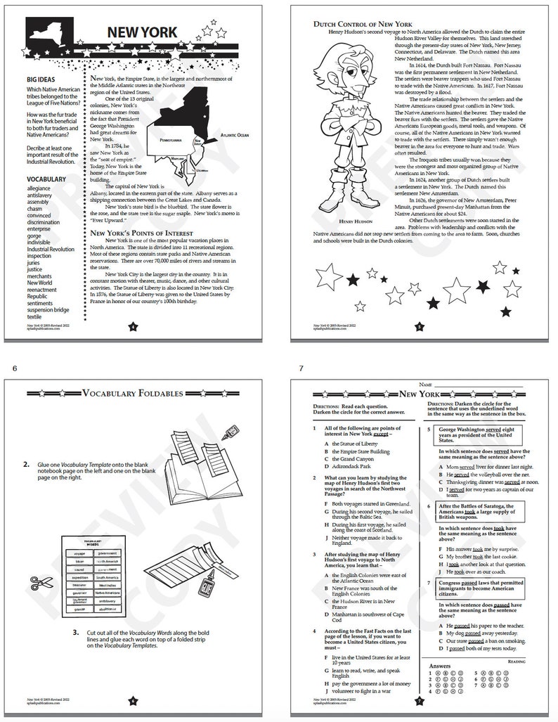 NEW YORK History + AUDIO – All New York State Study Content Included ...