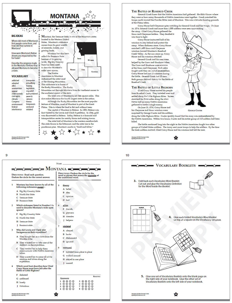 MONTANA History AUDIO All Montana State Study Content Included Montana ...