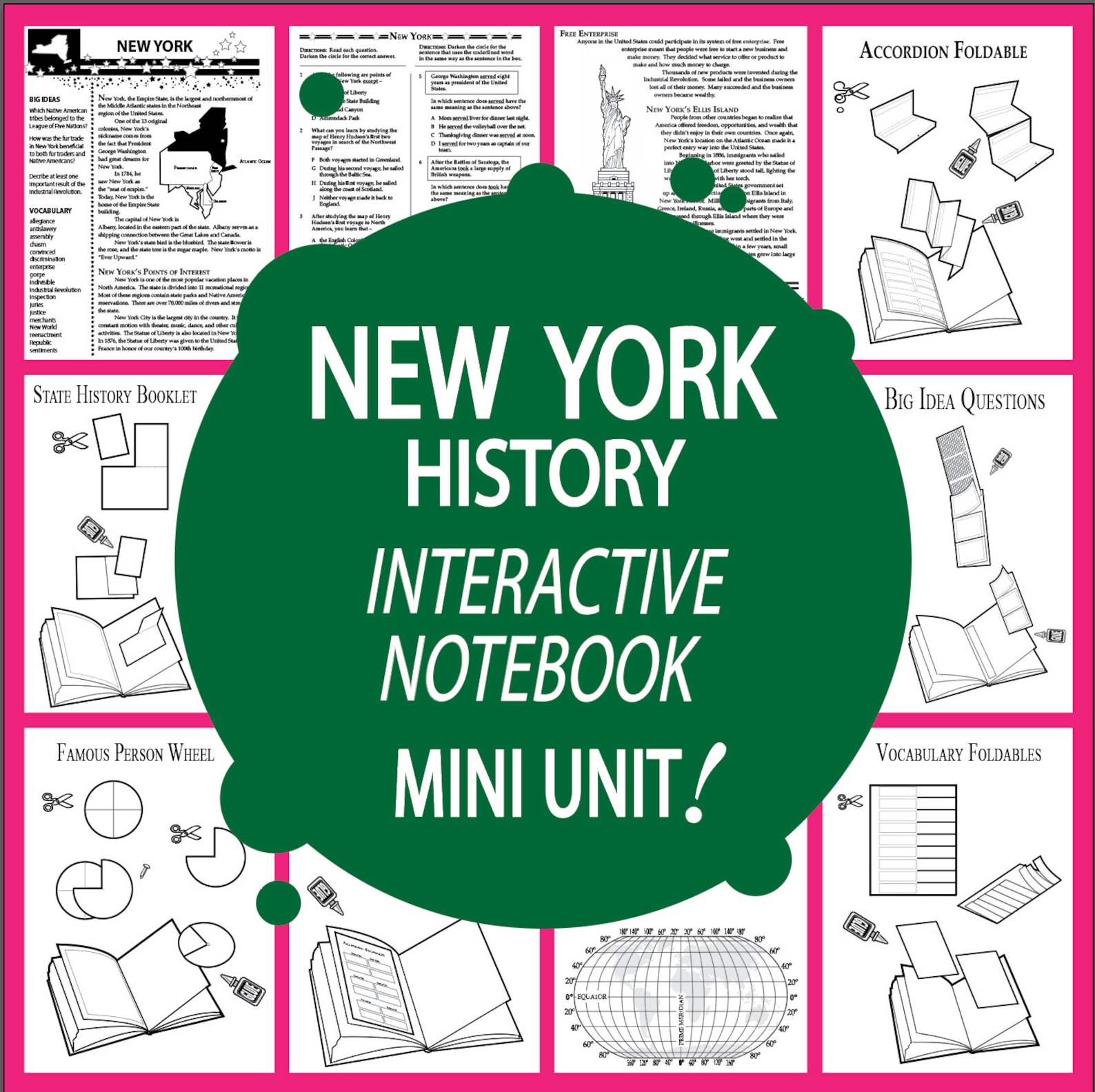 NEW YORK History + AUDIO – All New York State Study Content Included ...