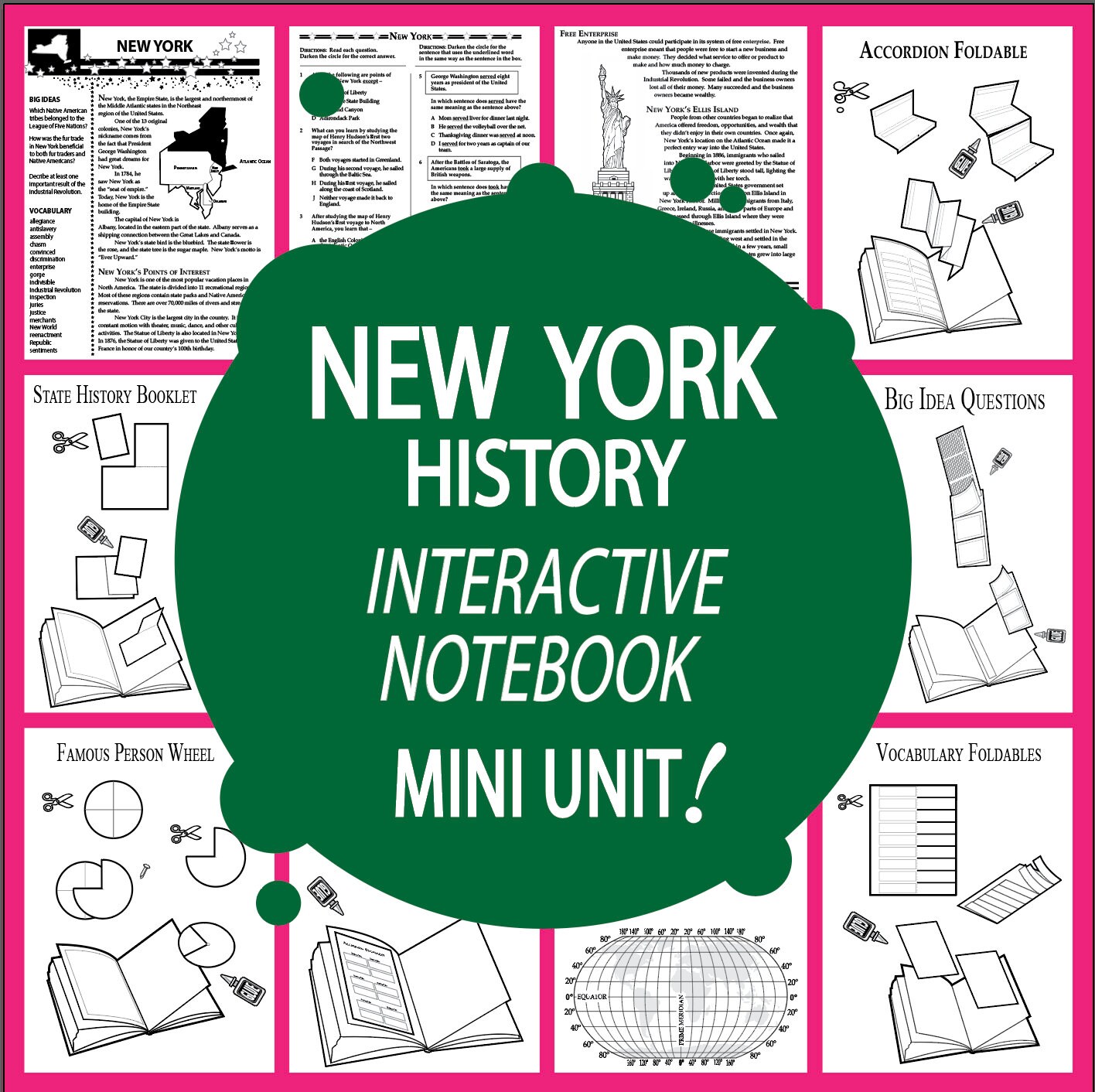 NEW YORK History + AUDIO – All New York State Study Content Included ...