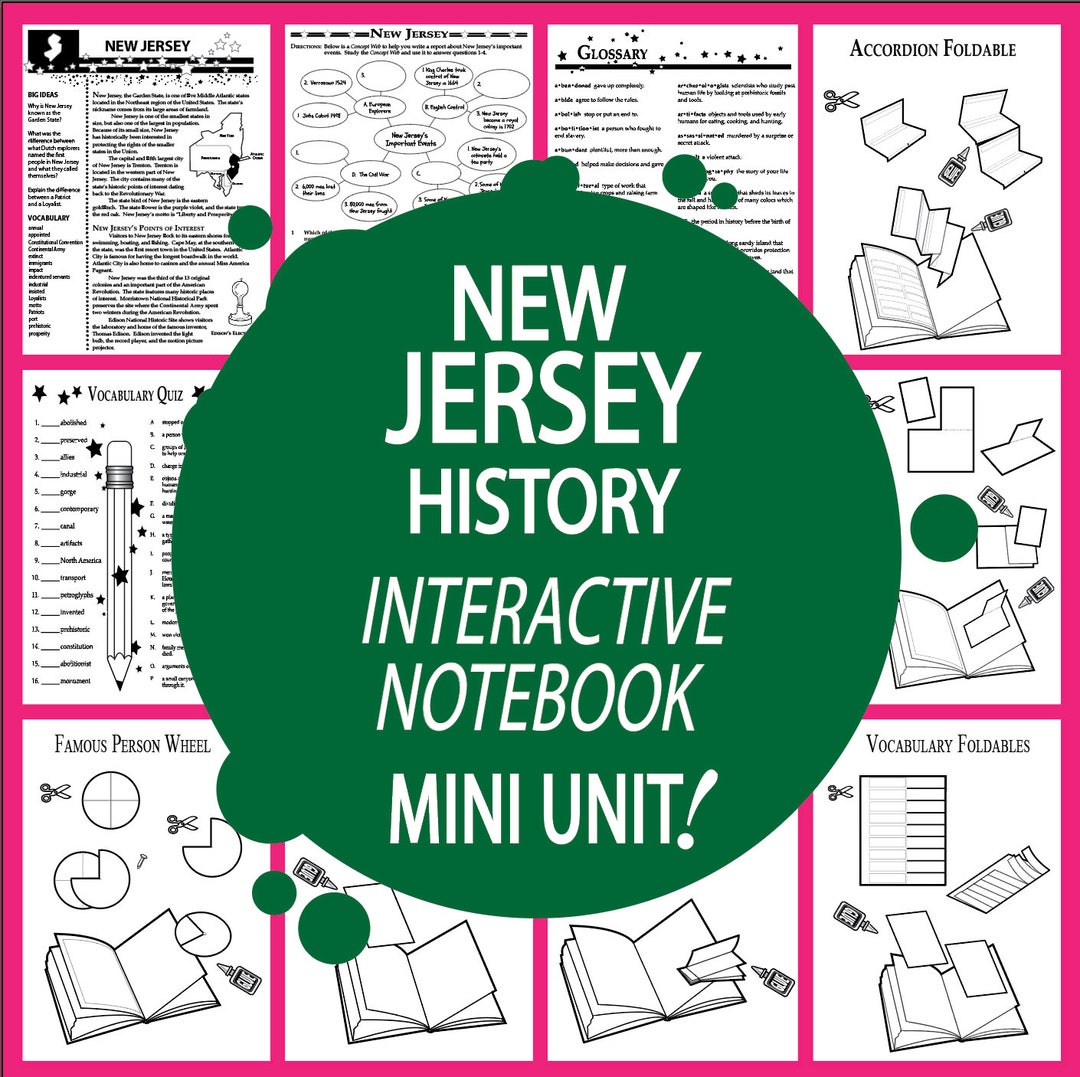 NEW JERSEY History + AUDIO – All New Jersey State Study Content ...