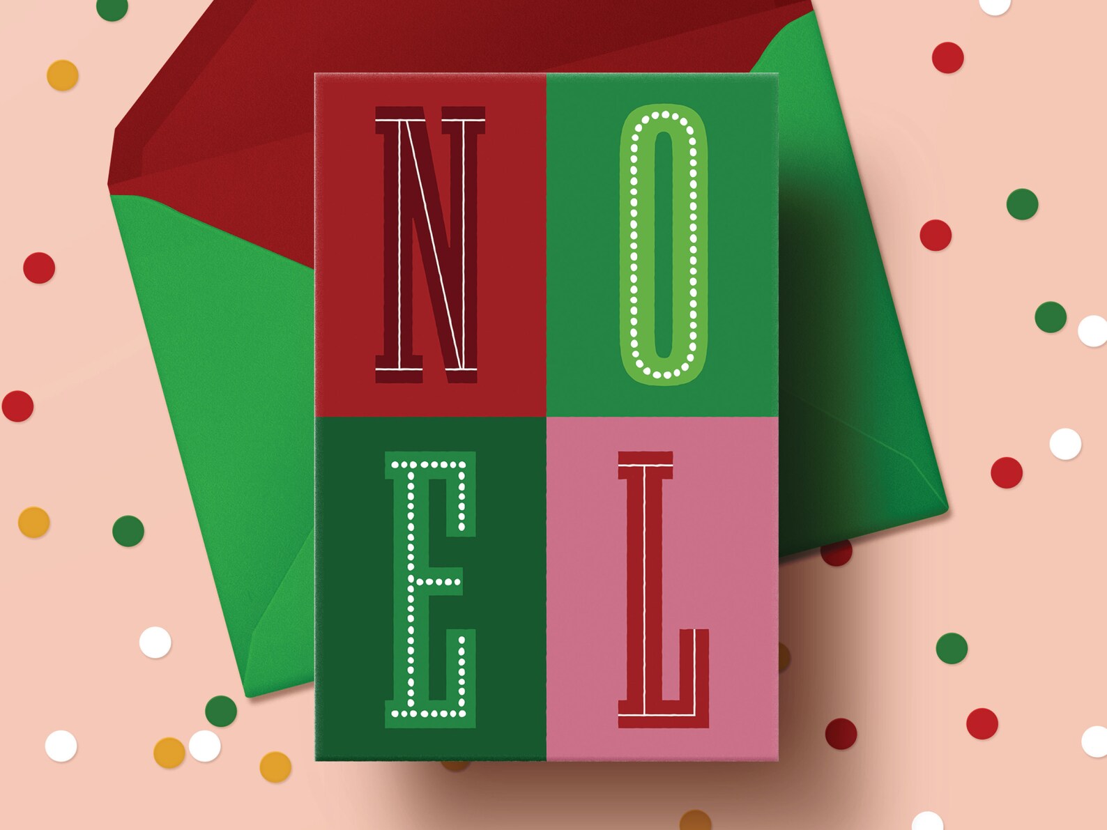 Printable Christmas Card Set | Holiday Greetings| Noel | Digital ...