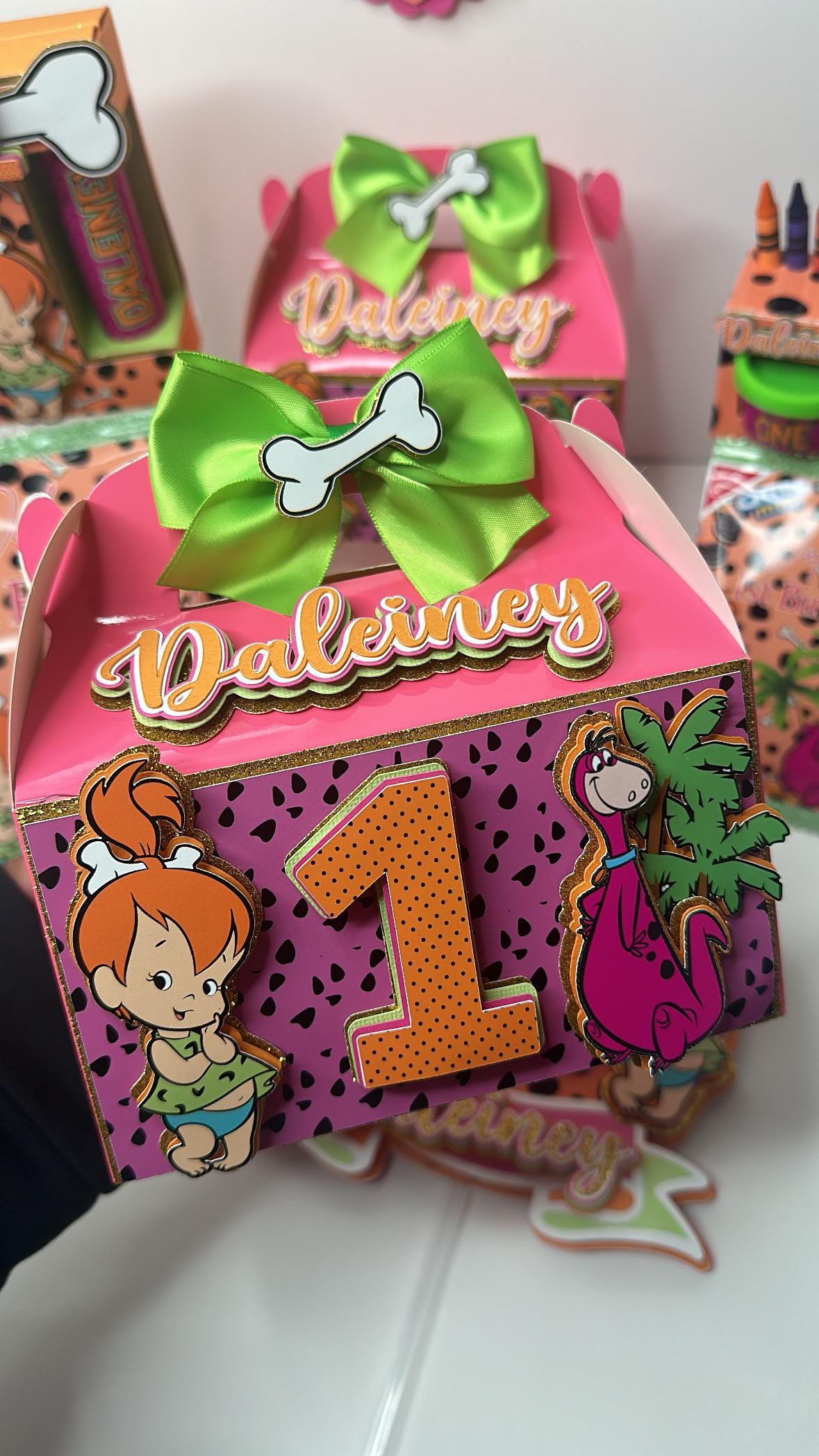 Pebbles Flintstones Gable Boxes| Pebbles Flintstones 3D Gable Boxes ...