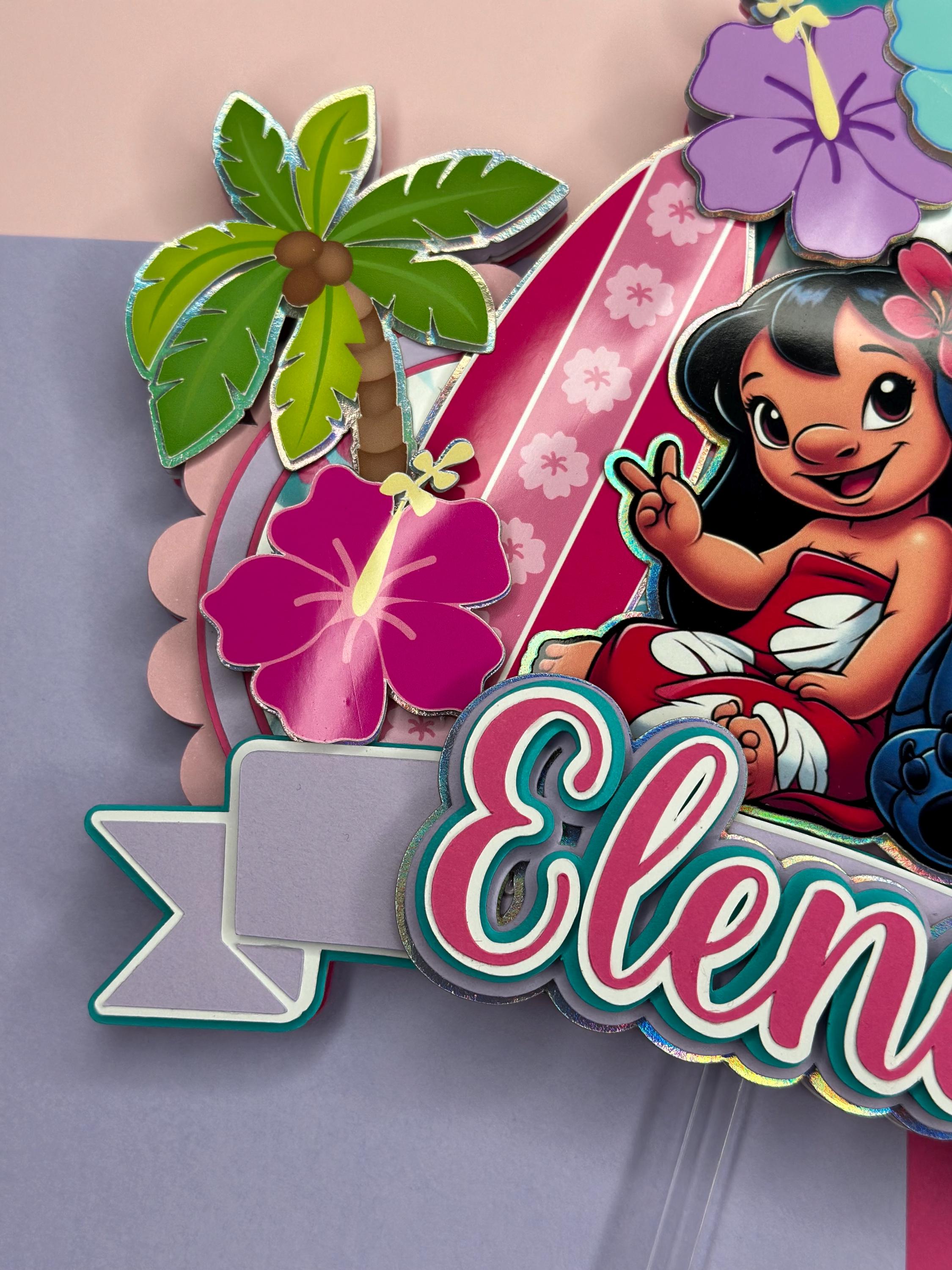 Lilo and Stitch Cake Topper| Stitch Cake Topper| Stitch Party | Lilo ...