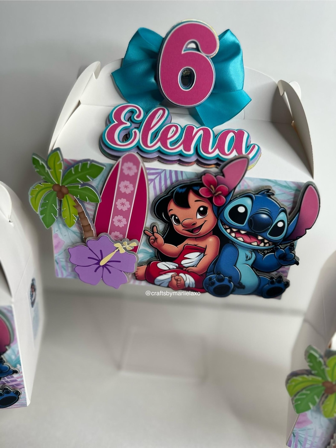 Lilo and Stitch Gable Boxes| Stitch Gable Boxes| Stitch Party Favors ...