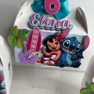 Lilo and Stitch Gable Boxes| Stitch Gable Boxes| Stitch Party Favors ...