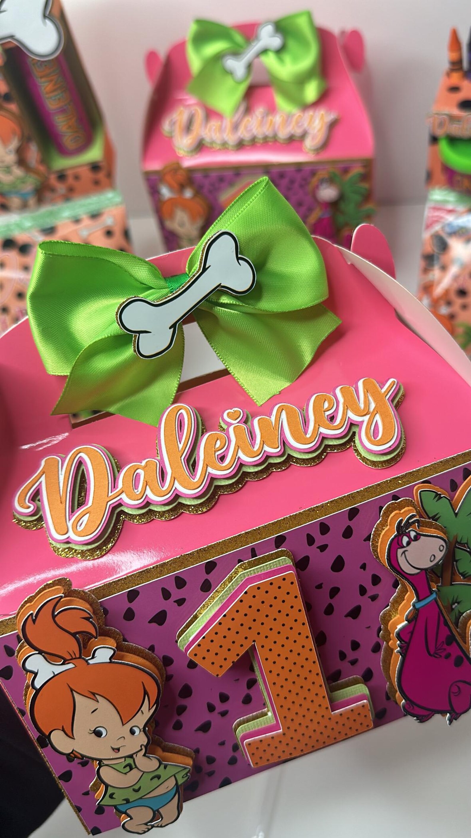 Pebbles Flintstones Gable Boxes| Pebbles Flintstones 3D Gable Boxes ...