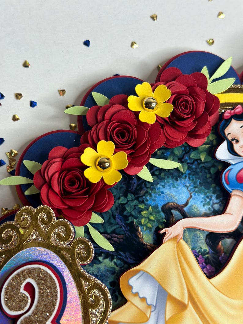 Snow White Cake Topper| Snow White Topper| Princess Cake Topper ...