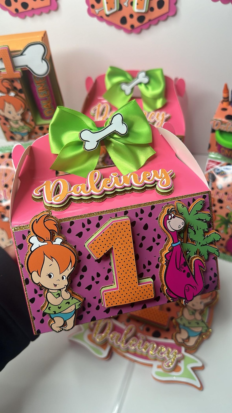 Pebbles Flintstones Gable Boxes| Pebbles Flintstones 3D Gable Boxes ...