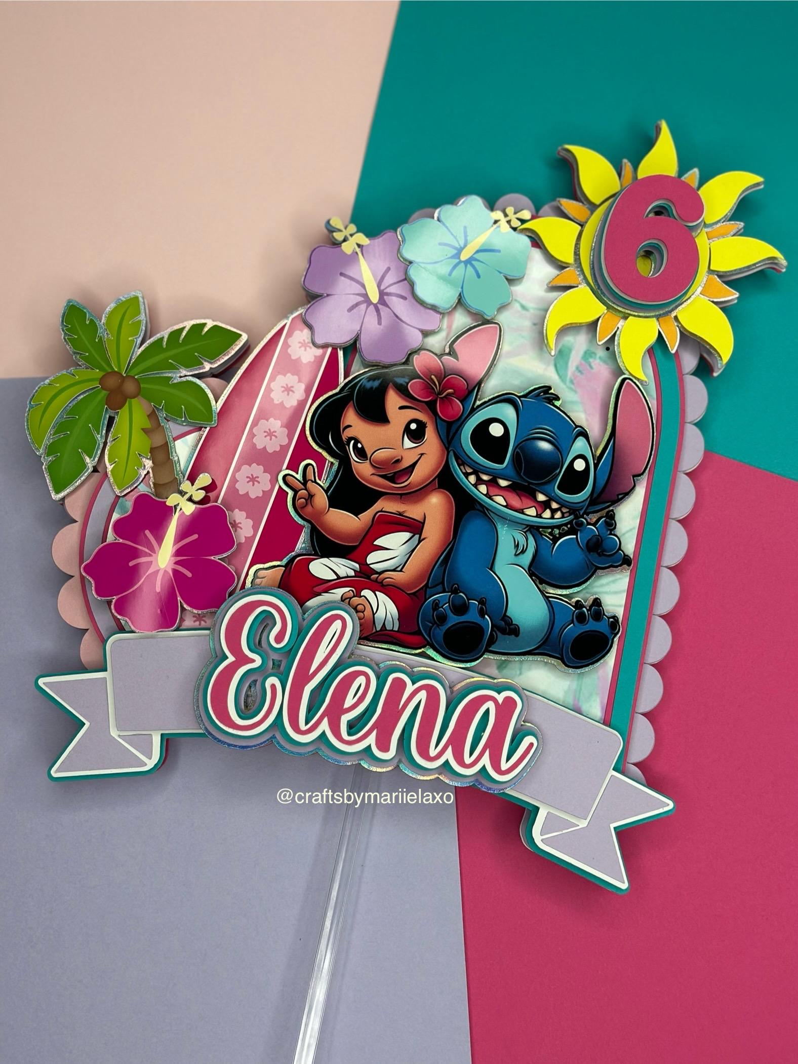 Lilo and Stitch Cake Topper| Stitch Cake Topper| Stitch Party | Lilo ...