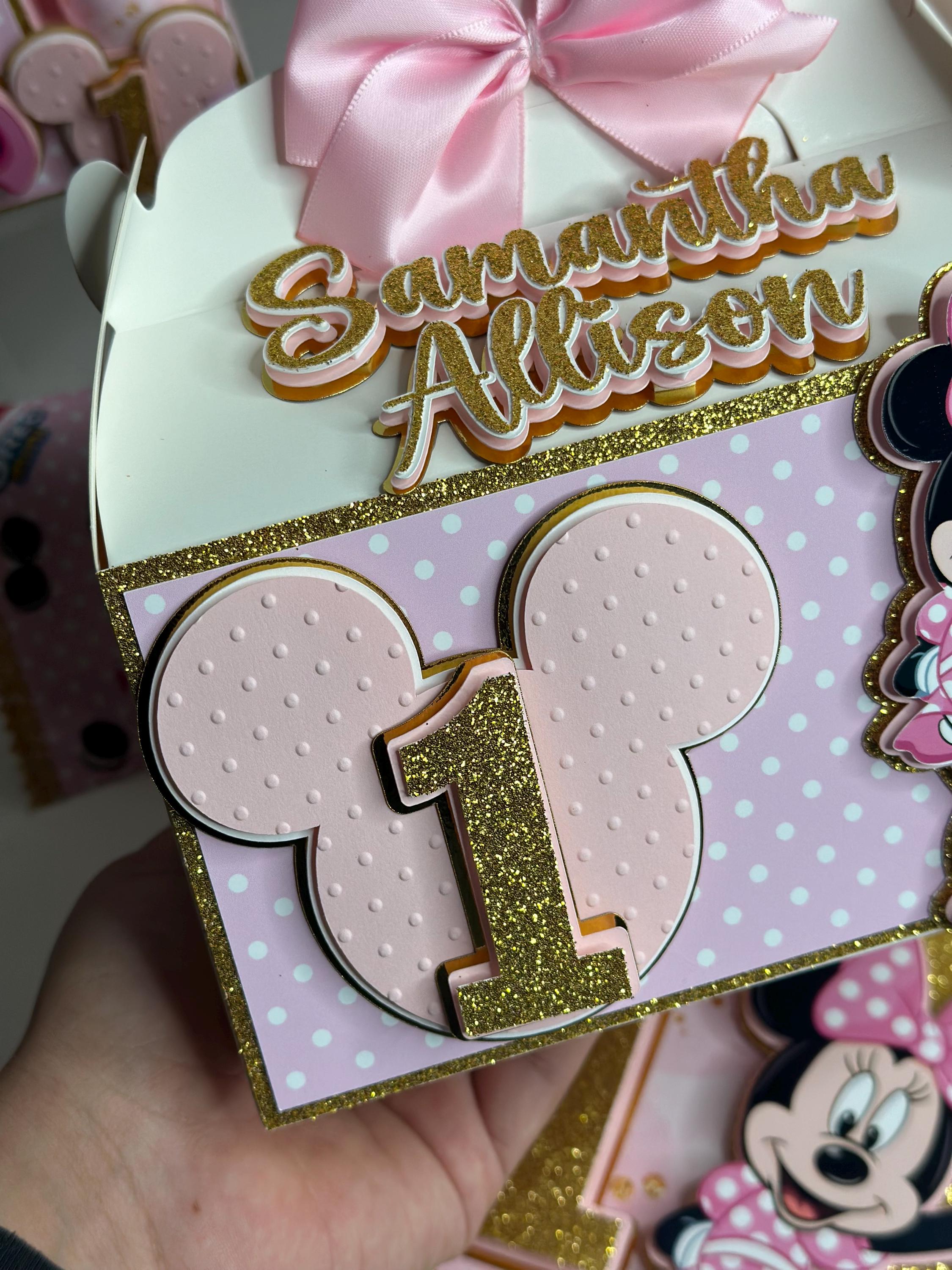 Minnie Mouse Gable Box| Minnie Mouse Favor Box| Minnie Mouse Gable Box ...