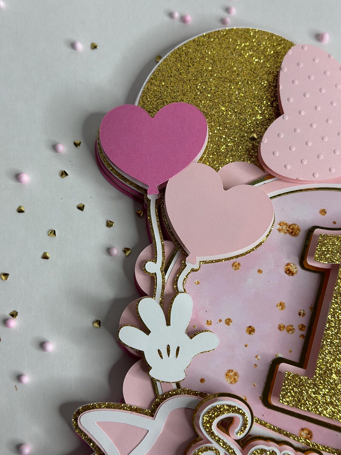 Minnie Mouse Cake Topper|minnie Mouse Topper| Pink Minnie Mouse Cake ...