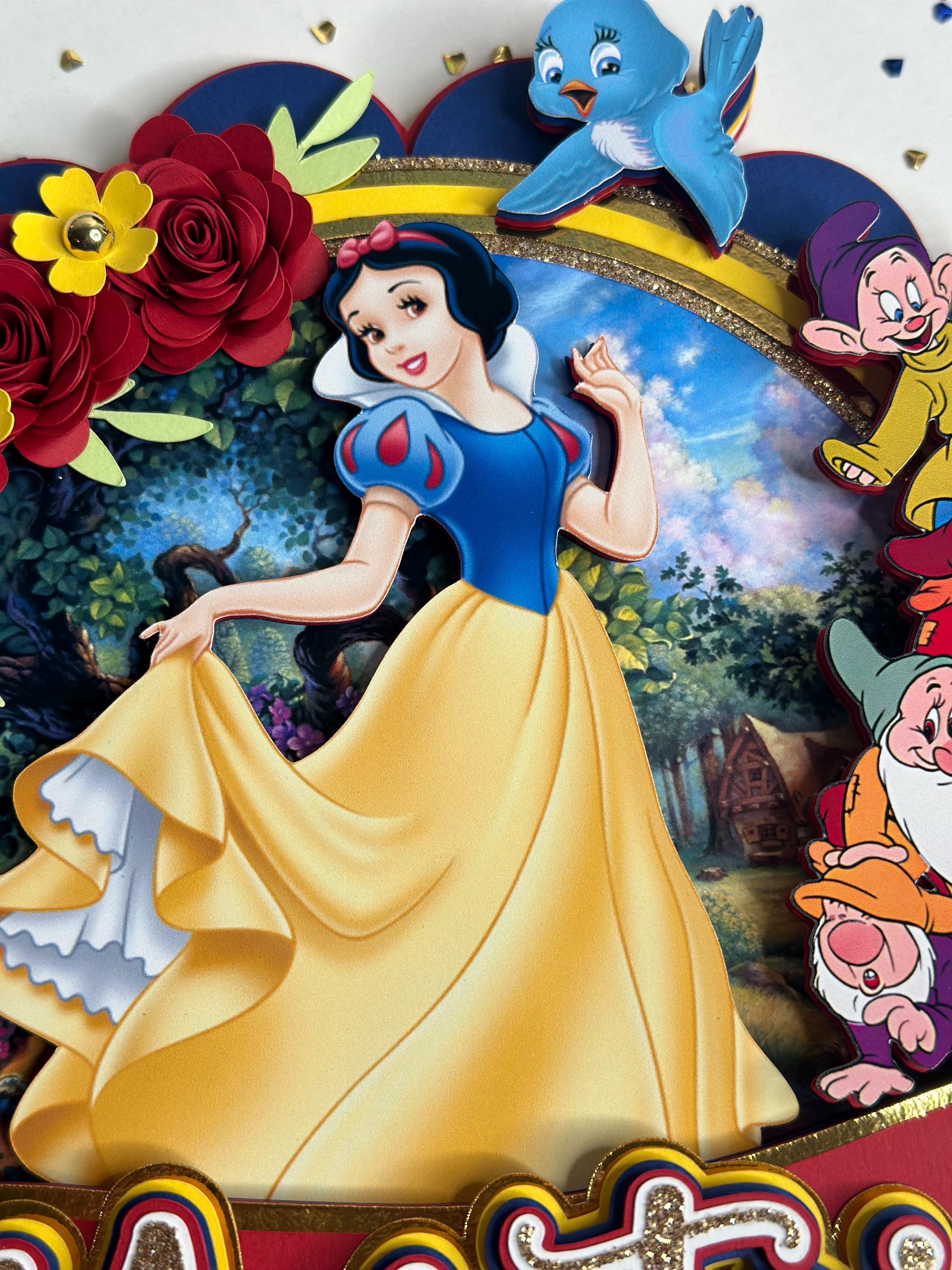 Snow White Cake Topper| Snow White Topper| Princess Cake Topper ...