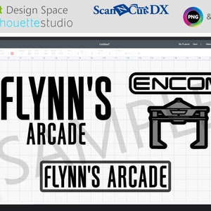 Flynn's Arcade Tron Encom SVG Cut File | Cricut Silhouette - Etsy