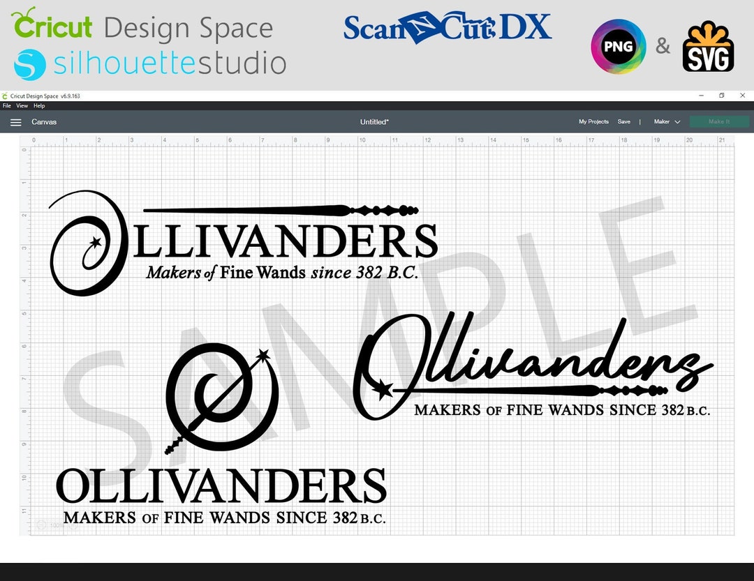 Ollivanders Wands SVG Cut File | Cricut Silhouette - Etsy UK