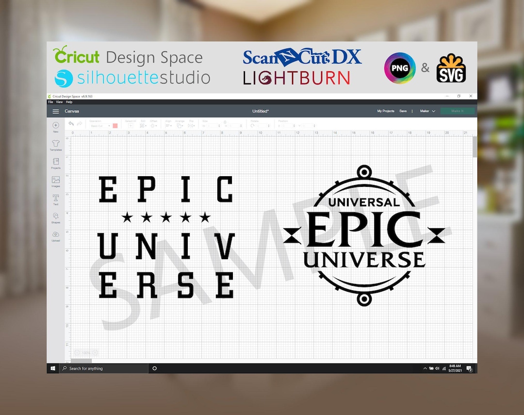 Universal's Epic Universe SVG Cut File | Cricut Silhouette Lightburn - Etsy