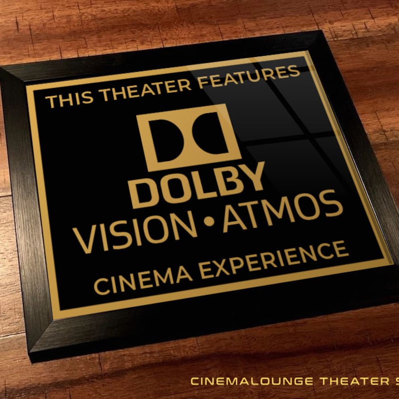 Dolby Atmos Hdr Sign - Etsy