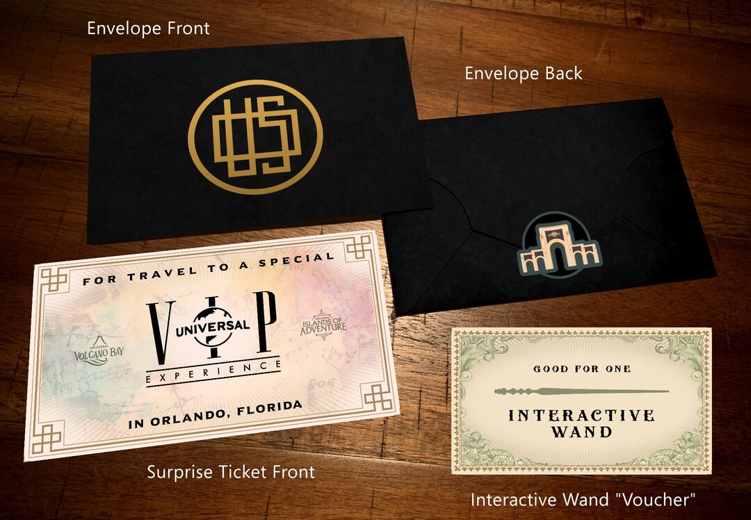 Personalized Universal Orlando Vacation VIP Tour Surprise Ticket ...