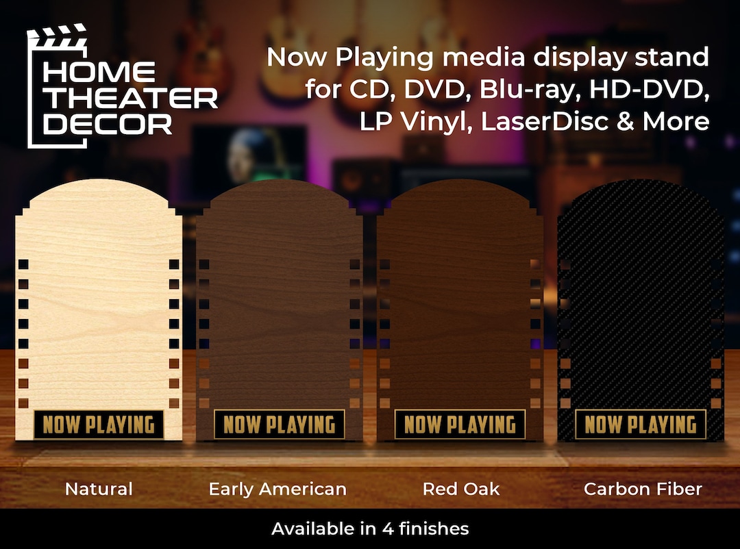 Now Playing Display Stand (table Top) for LP Vinyl, Laserdisc, Blu-ray ...