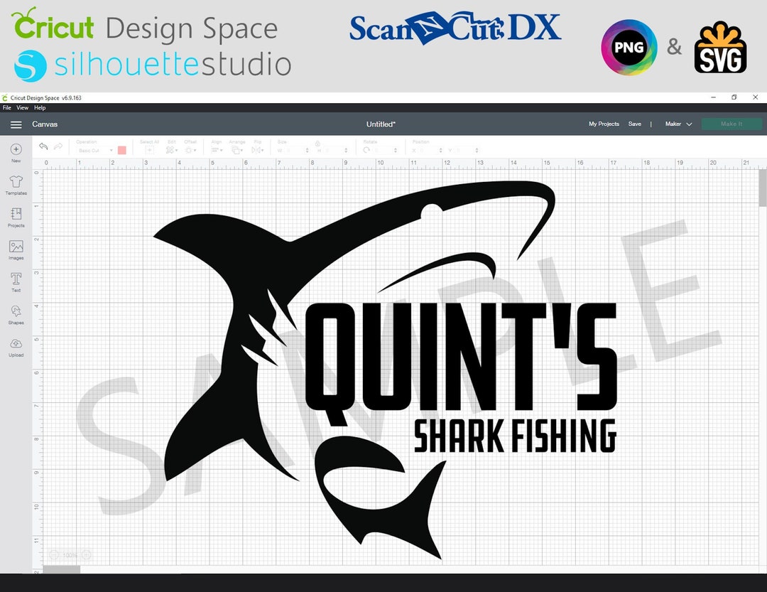 Jaws Amity Quints Shark Fishing Charter SVG Cut File V2 | Cricut ...
