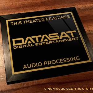 8" X 10" Framed Home Theater Cinema Sign - Ready to Hang & Tabletop ...