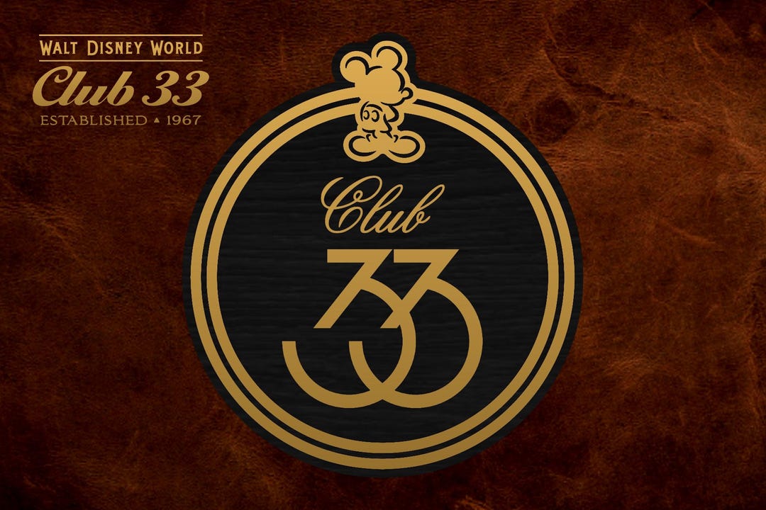 Walt Disney World Disneyland Club 33 Alt Version Wall Hanging Entrance ...