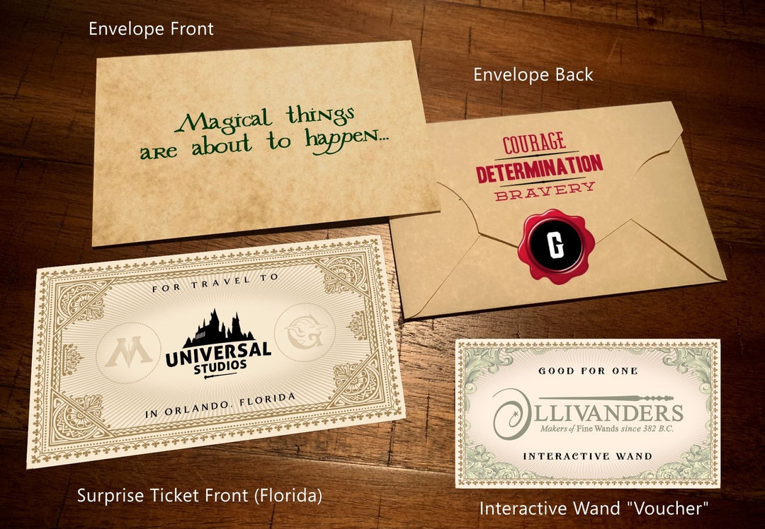 Personalized Wizarding House Sorted Universal Orlando Vacation - Etsy