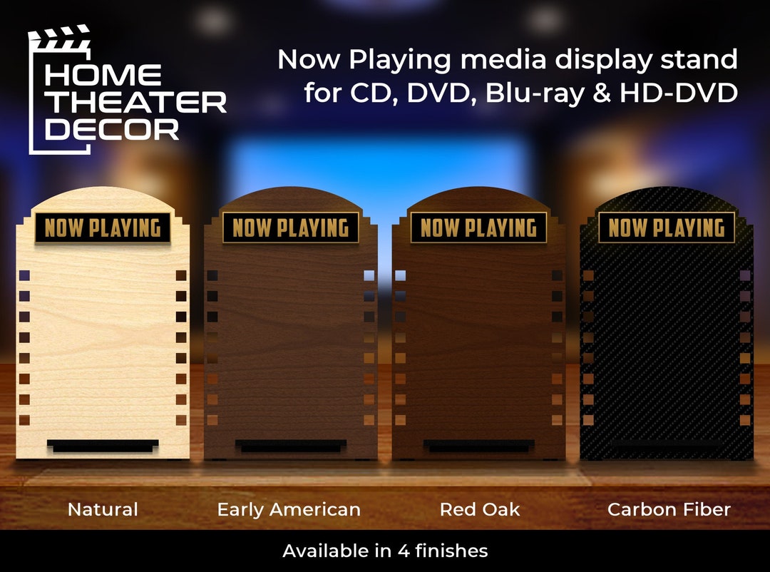 Now Playing Display Stand (table Top) for Blu-ray, DVD, CD, Video Games ...