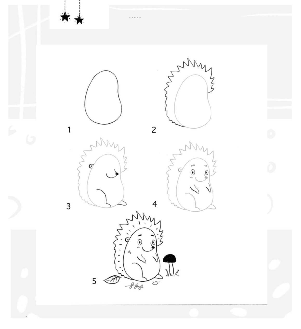 How to Draw CUTE ANIMAL, Step by Step Method Details. Drawing Lesson ...