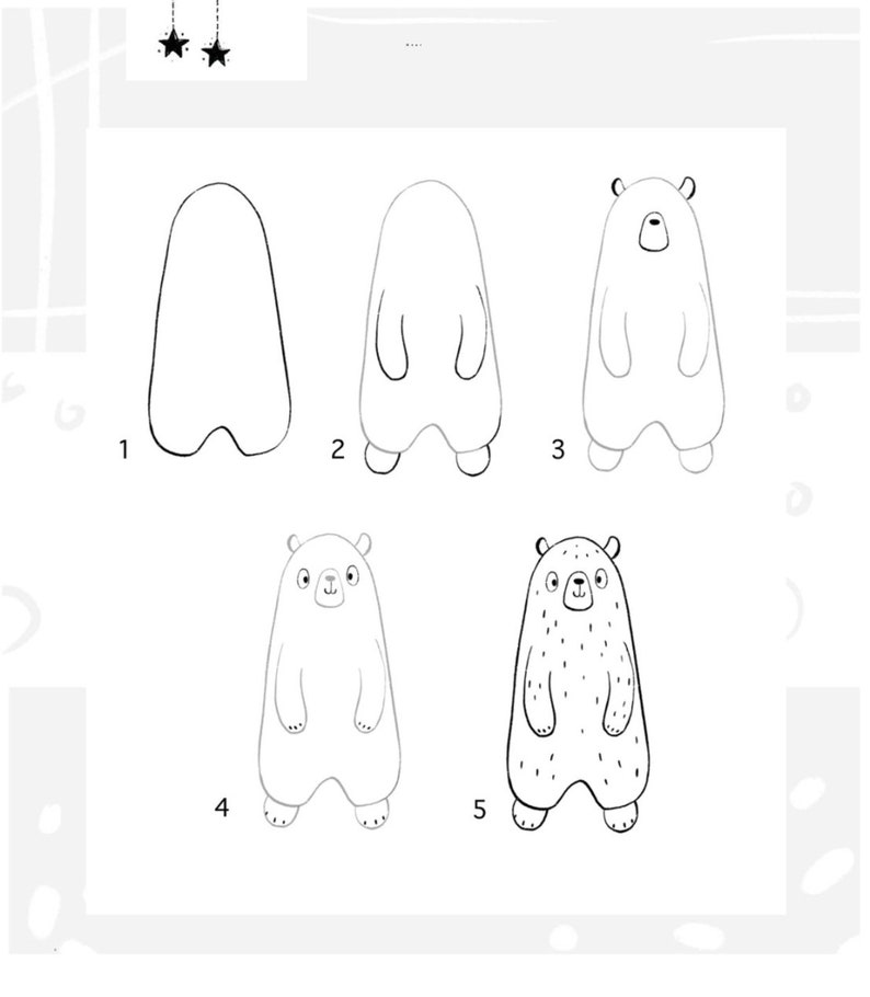How to Draw CUTE ANIMAL, Step by Step Method Details. Drawing Lesson ...
