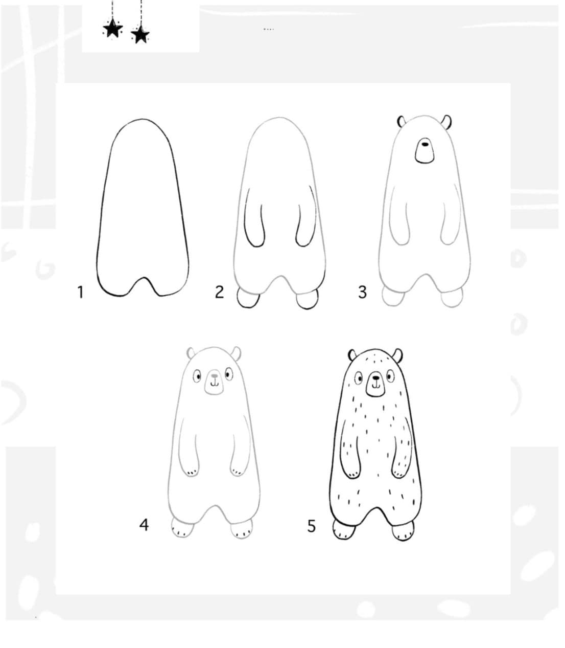 How to Draw CUTE ANIMAL, Step by Step Method Details. Drawing Lesson ...