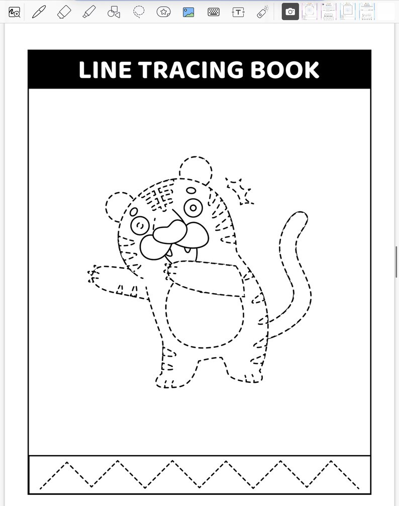 Line Tracing Kids Activities CUTE ANIMAL, Step by Step Method Details ...