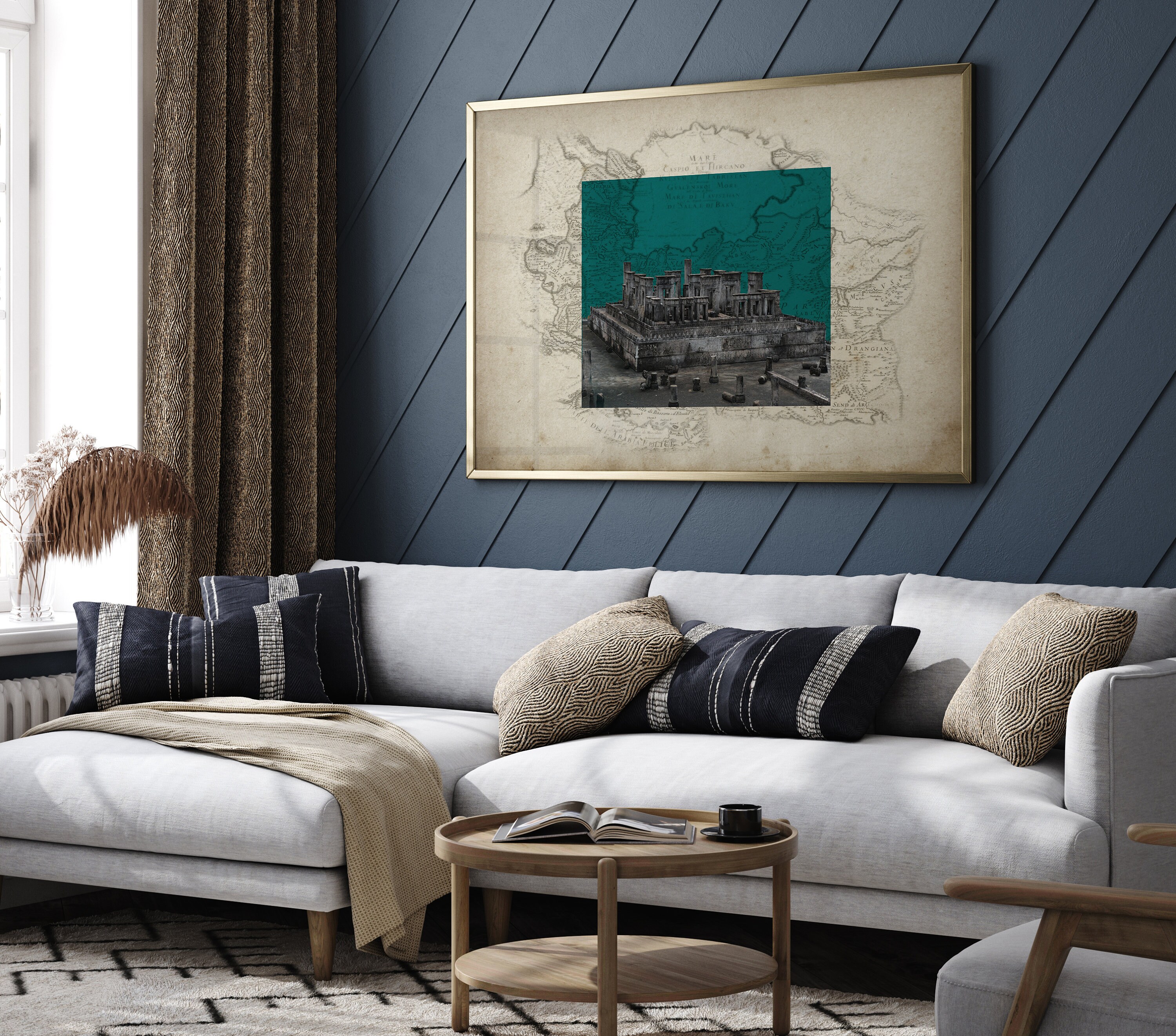 Ancient Iran Map Print: Persepolis, Persian Art (digital Download) - Etsy