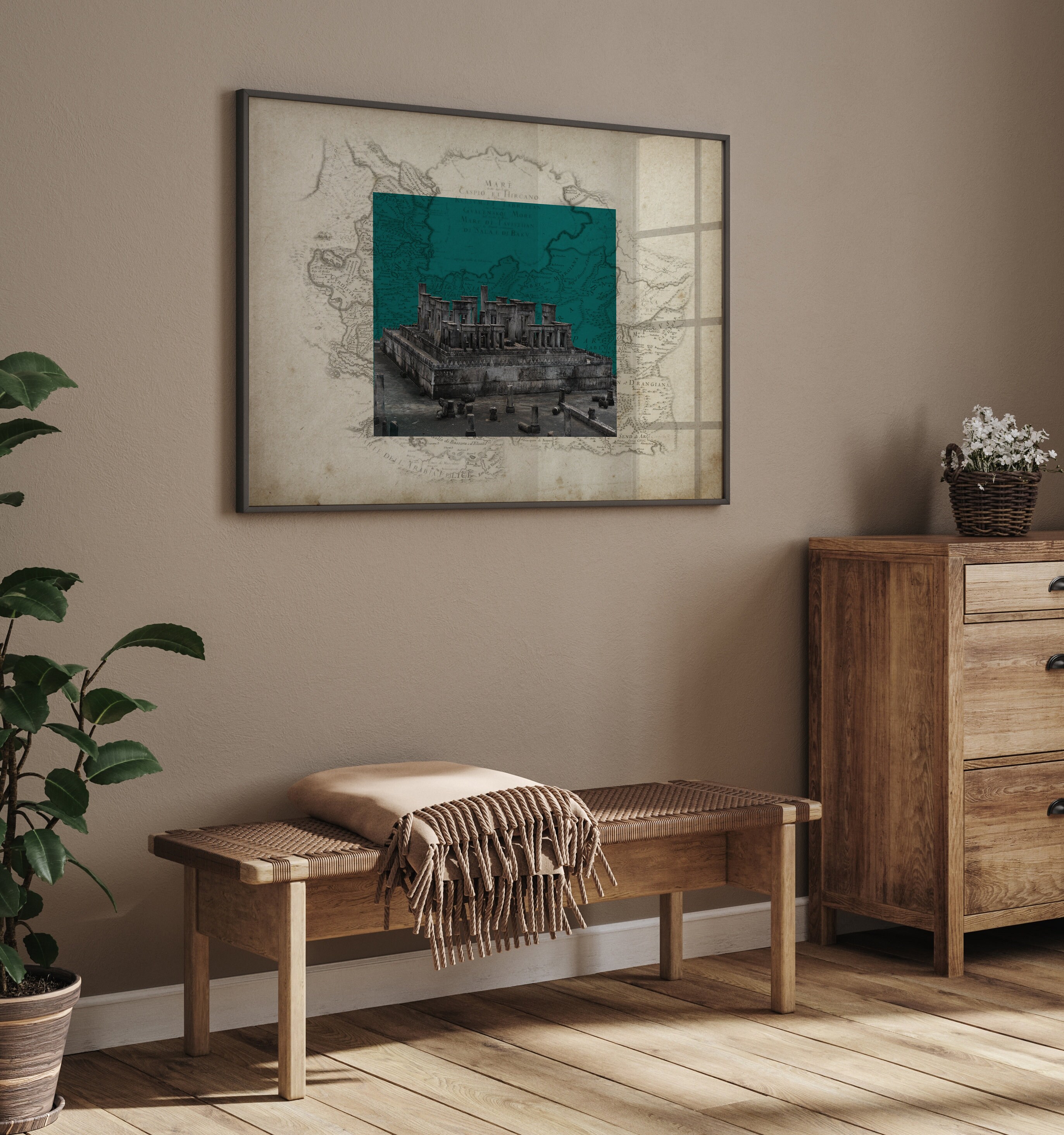 Ancient Iran Map Print: Persepolis, Persian Art (digital Download) - Etsy