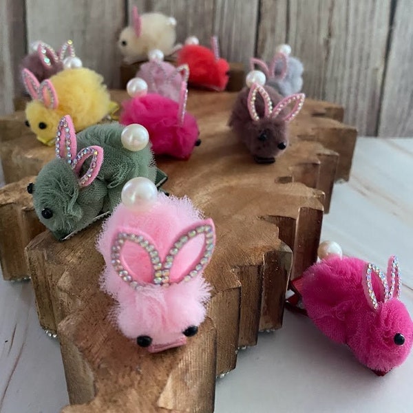 Bunny Hair Clip - Etsy