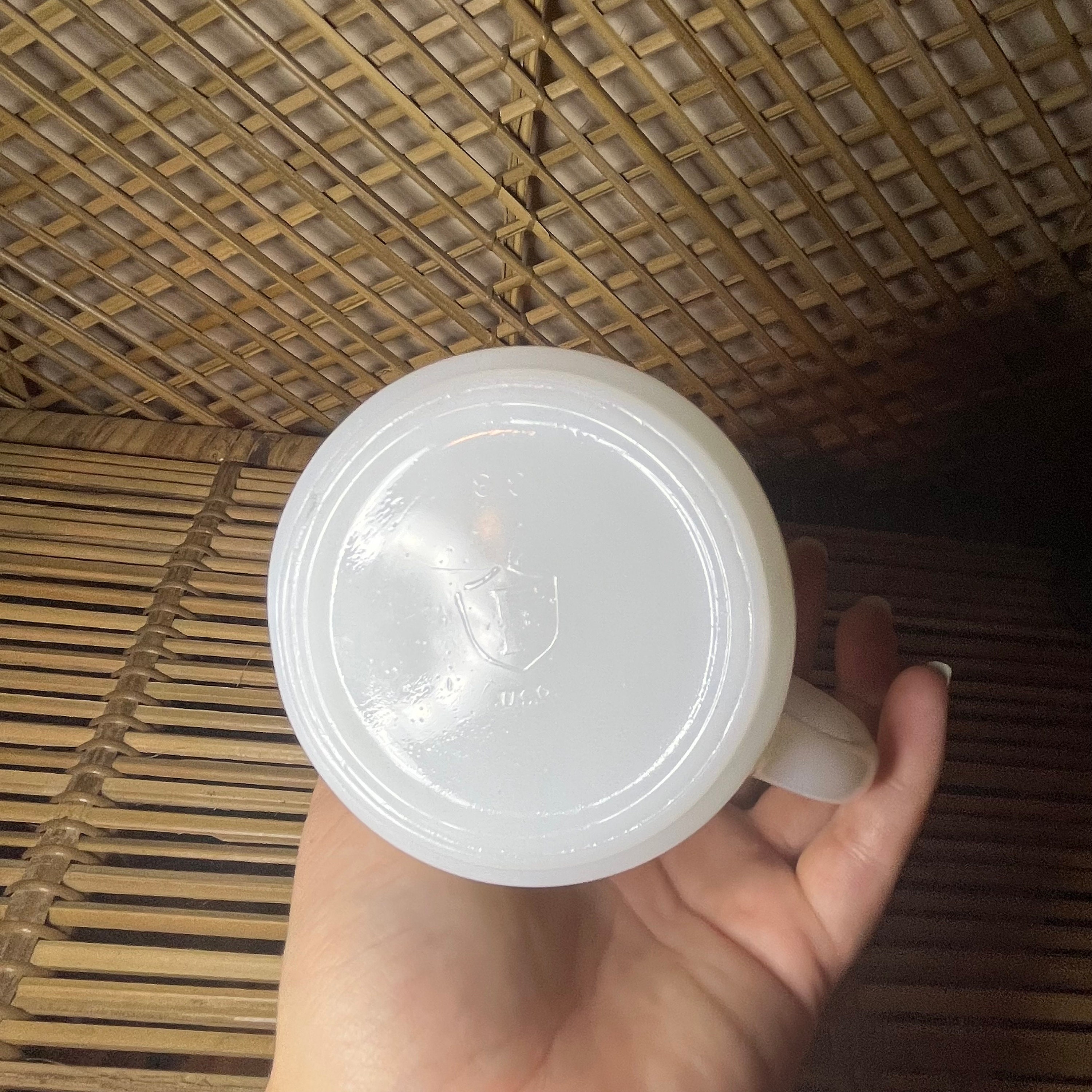 Vintage HTF Coffee Mug Zodiac Milk Glass Federal Glass - Etsy